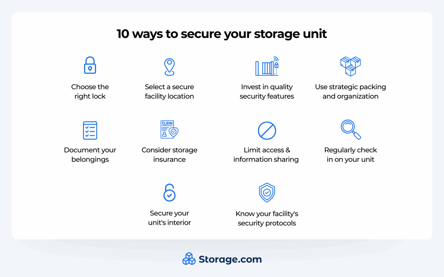 10 Ways to Secure Your Storage Unit Like a Pro 10 Ways to Secure Your ...